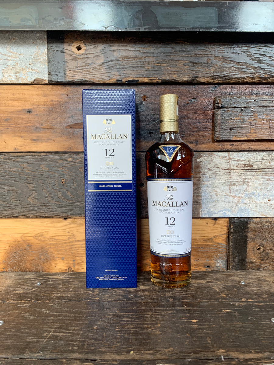 Macallan 12 Year Old Double Cask Scotch Whisky – The Grape and Grain