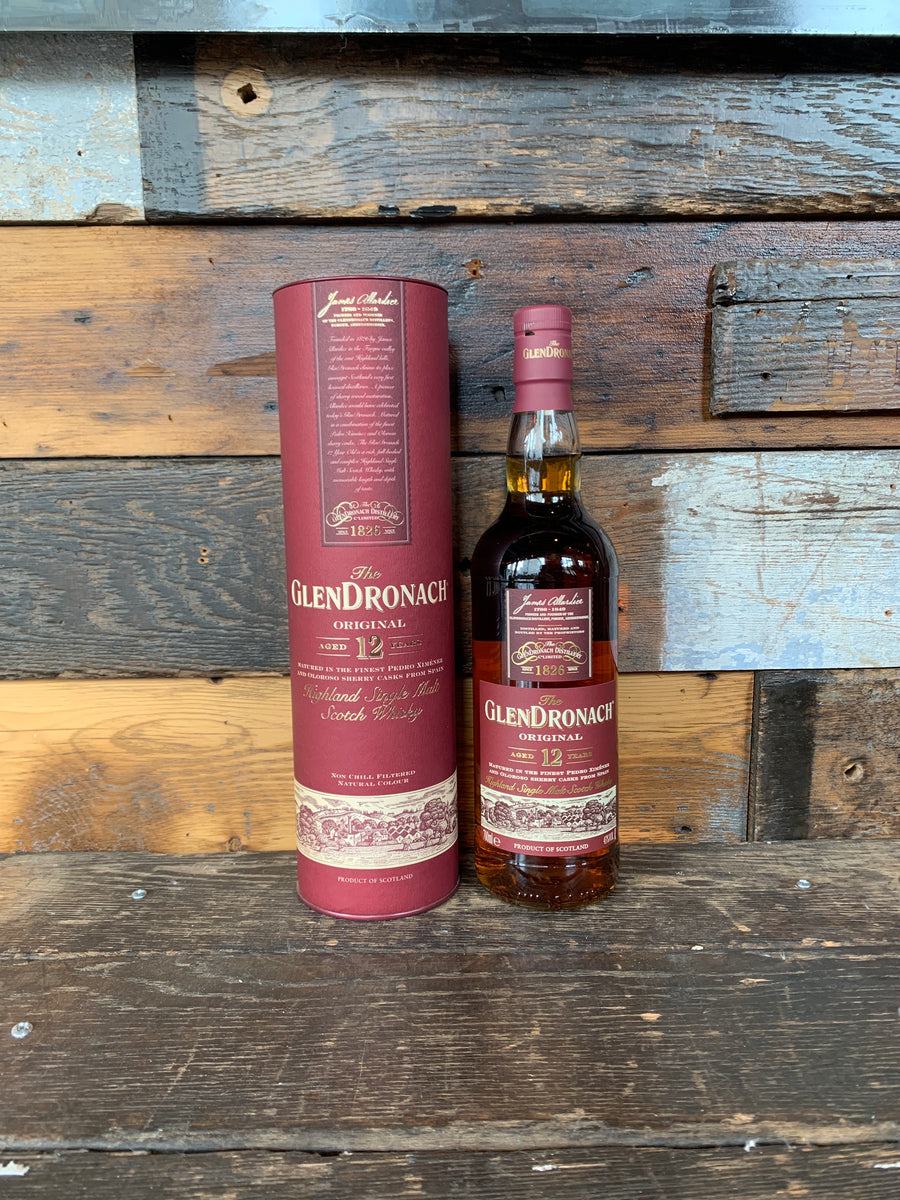 Glendronach 12 Year Old Original Scotch Whisky – The Grape and Grain