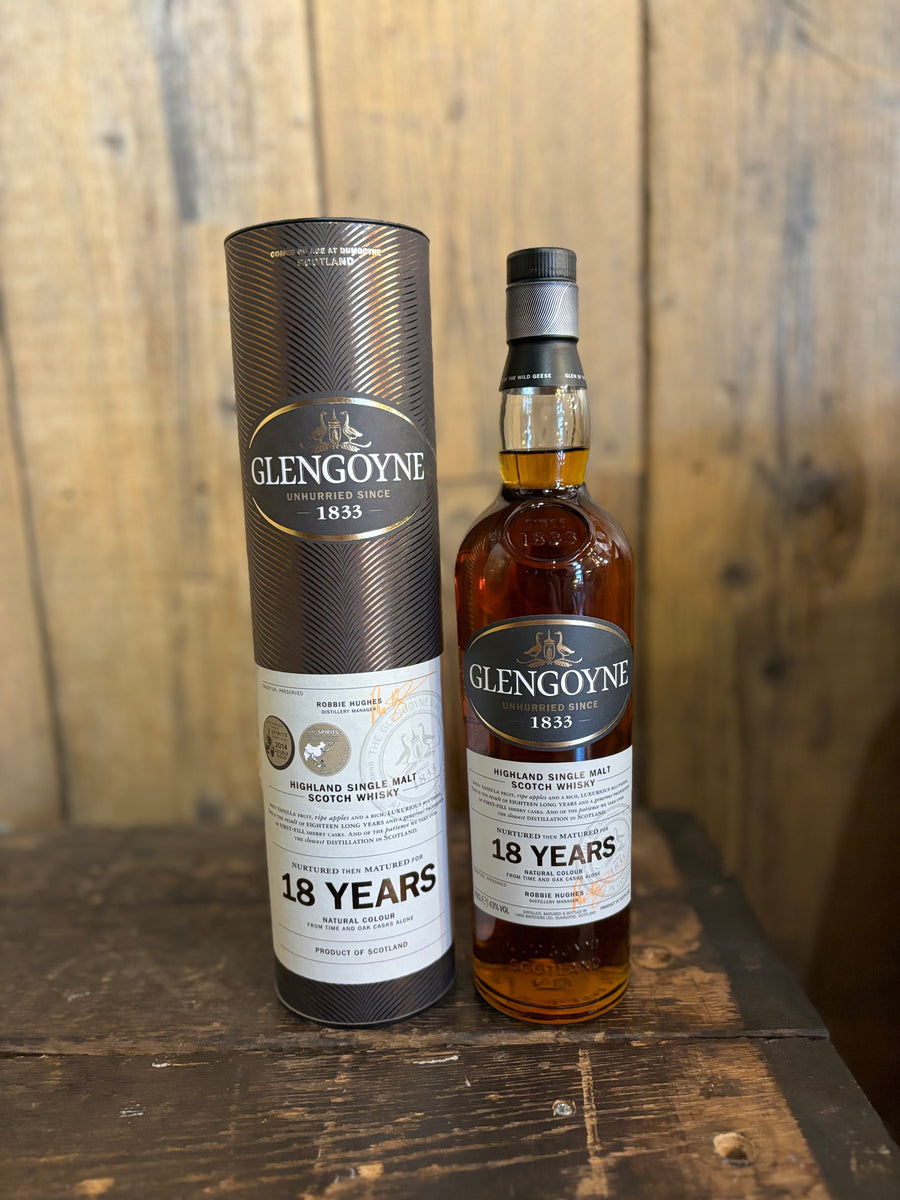 Glengoyne Highland 18 Year Old Scotch Whisky – The Grape and Grain
